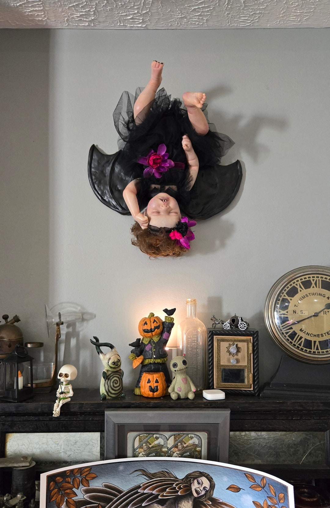 Scamp the Vamp OOAK Hanging Reborn Remake Doll - Etsy