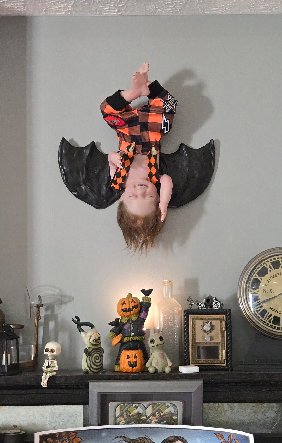 Scamp the Punk Vamp OOAK Hanging Reborn Remake Doll - Etsy