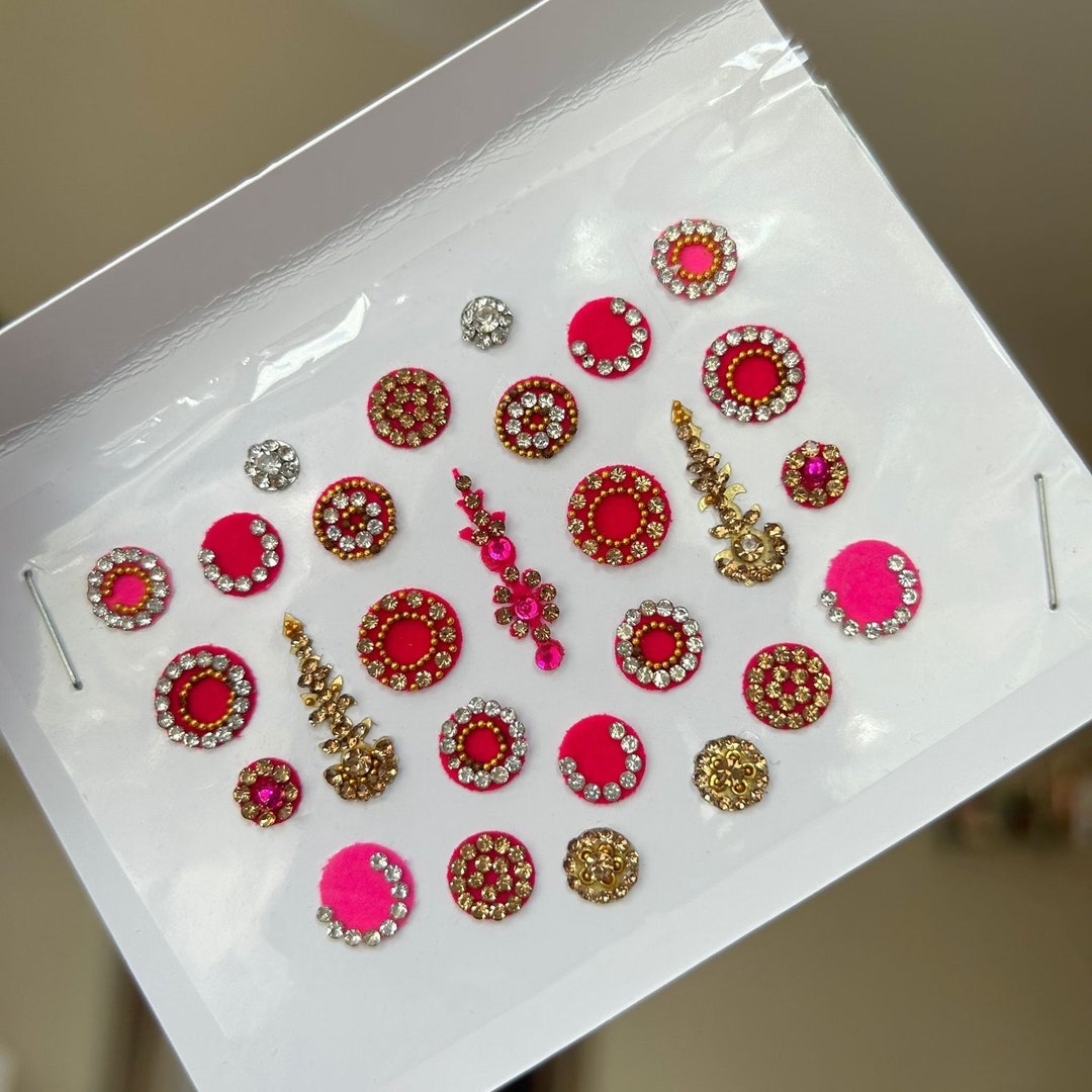 HOT PINK BINDIBOOK Hot Pink Bindi Book Collection for Indian - Etsy