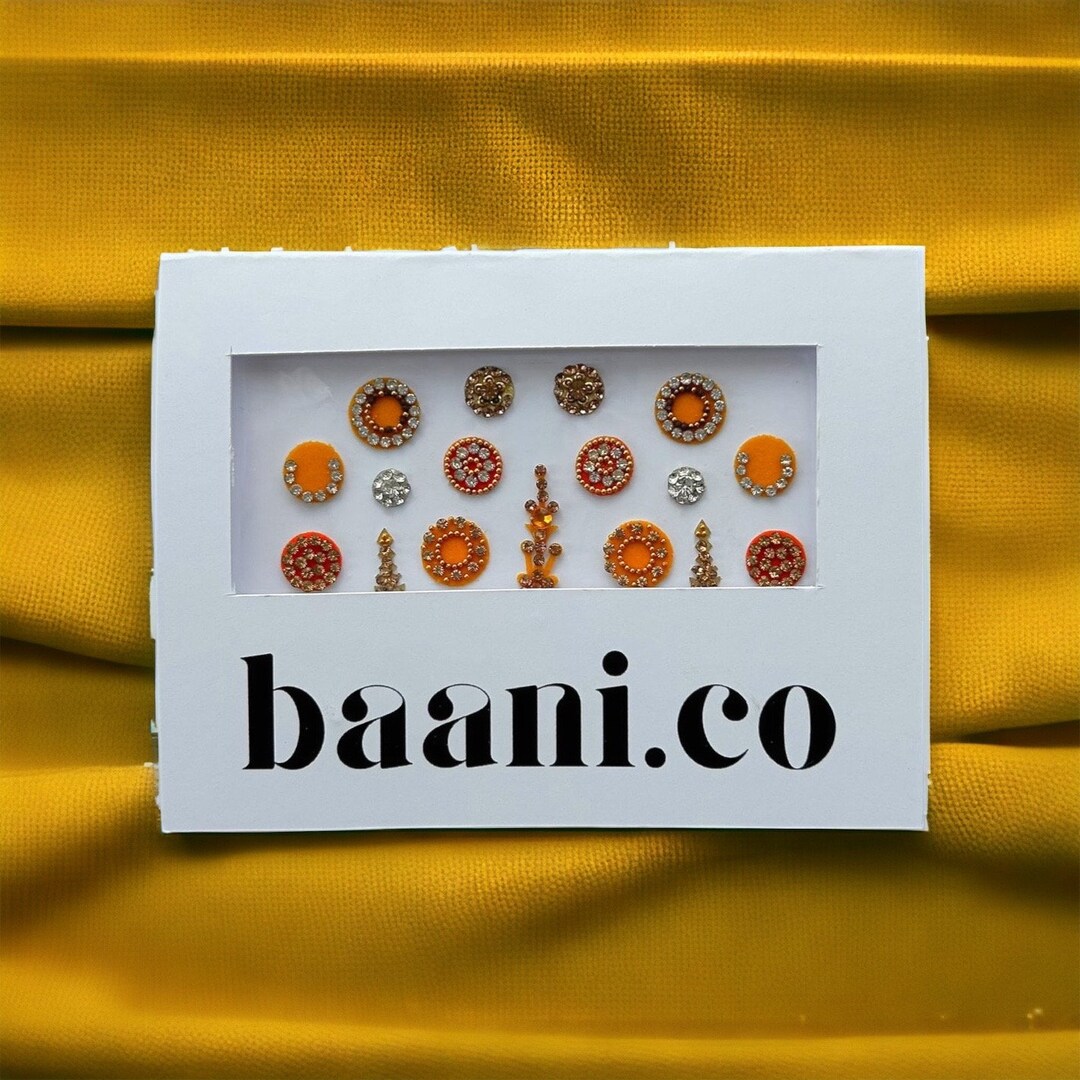 YELLOW BINDI BOOK | Blue Bindi Collection for Indian Wedding Festival ...