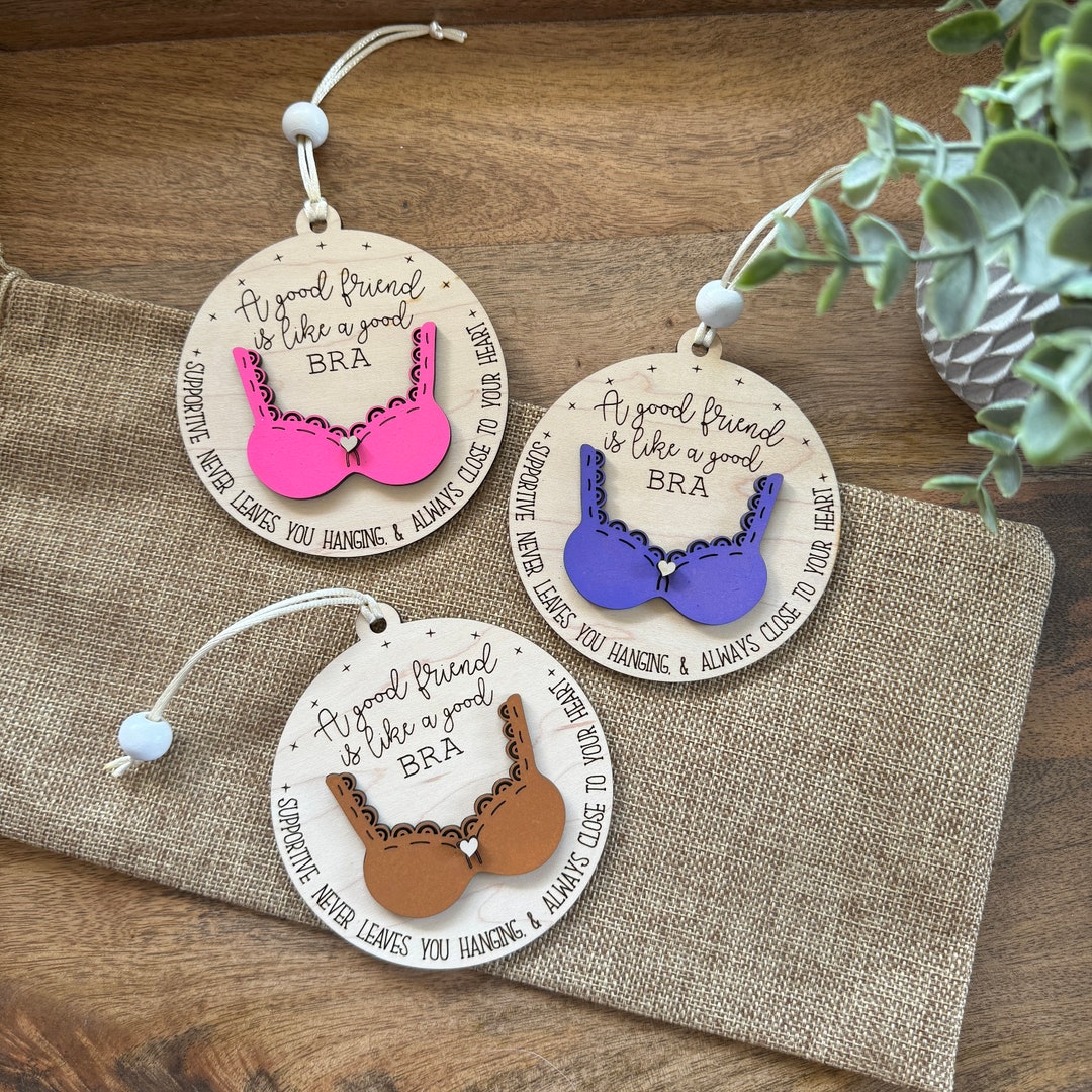 Bra Besties Ornament Friends Are Supportive Girlfriends - Etsy
