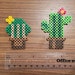 GRAND OPENING SPECIAL! Perler Bead Cute Cactus (set) - Etsy