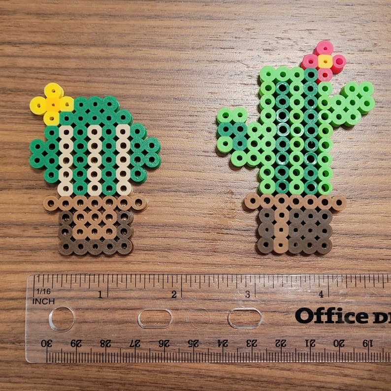 GRAND OPENING SPECIAL! Perler Bead Cute Cactus (set) - Etsy