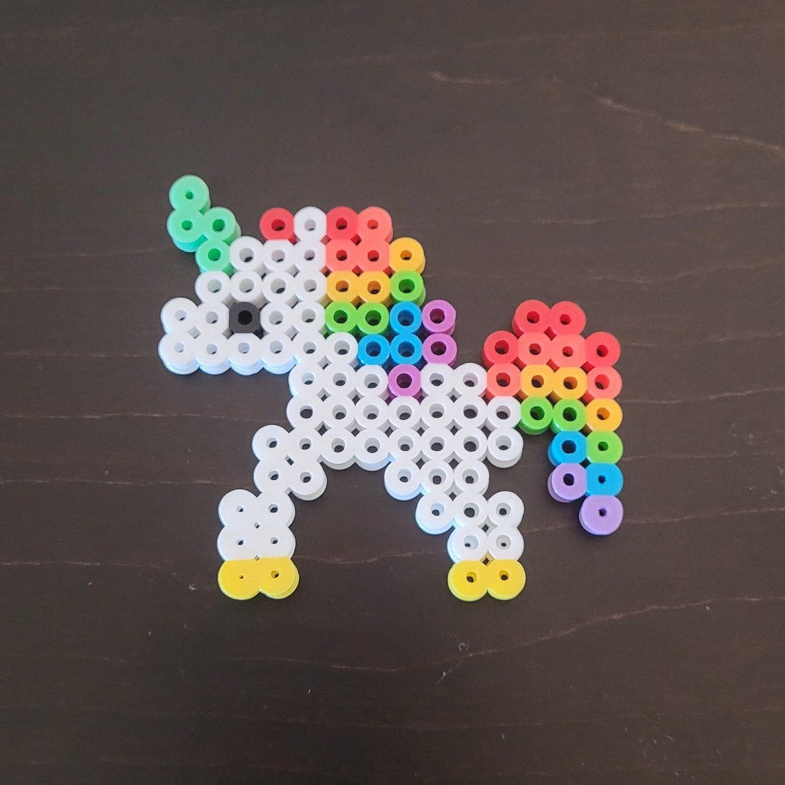 GRAND OPENING SPECIAL! Perler Bead Rainbow Unicorn - Etsy