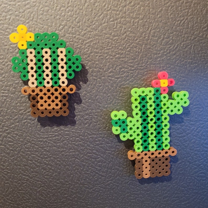 GRAND OPENING SPECIAL! Perler Bead Cute Cactus (set) - Etsy