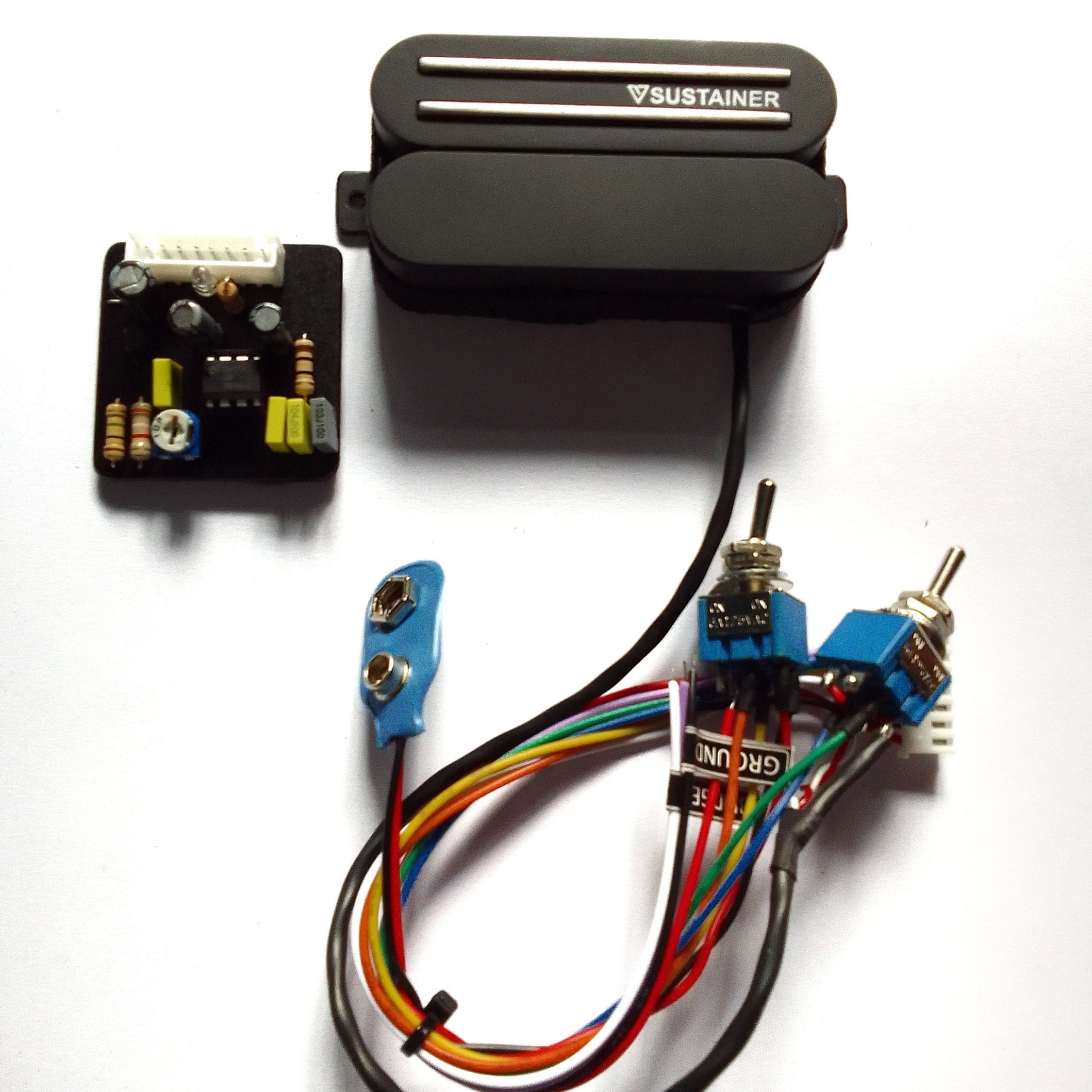 Pickup Sustainer Humbucker 3 Mode Sustaniac, EMG, Double Driver, Pickup ...