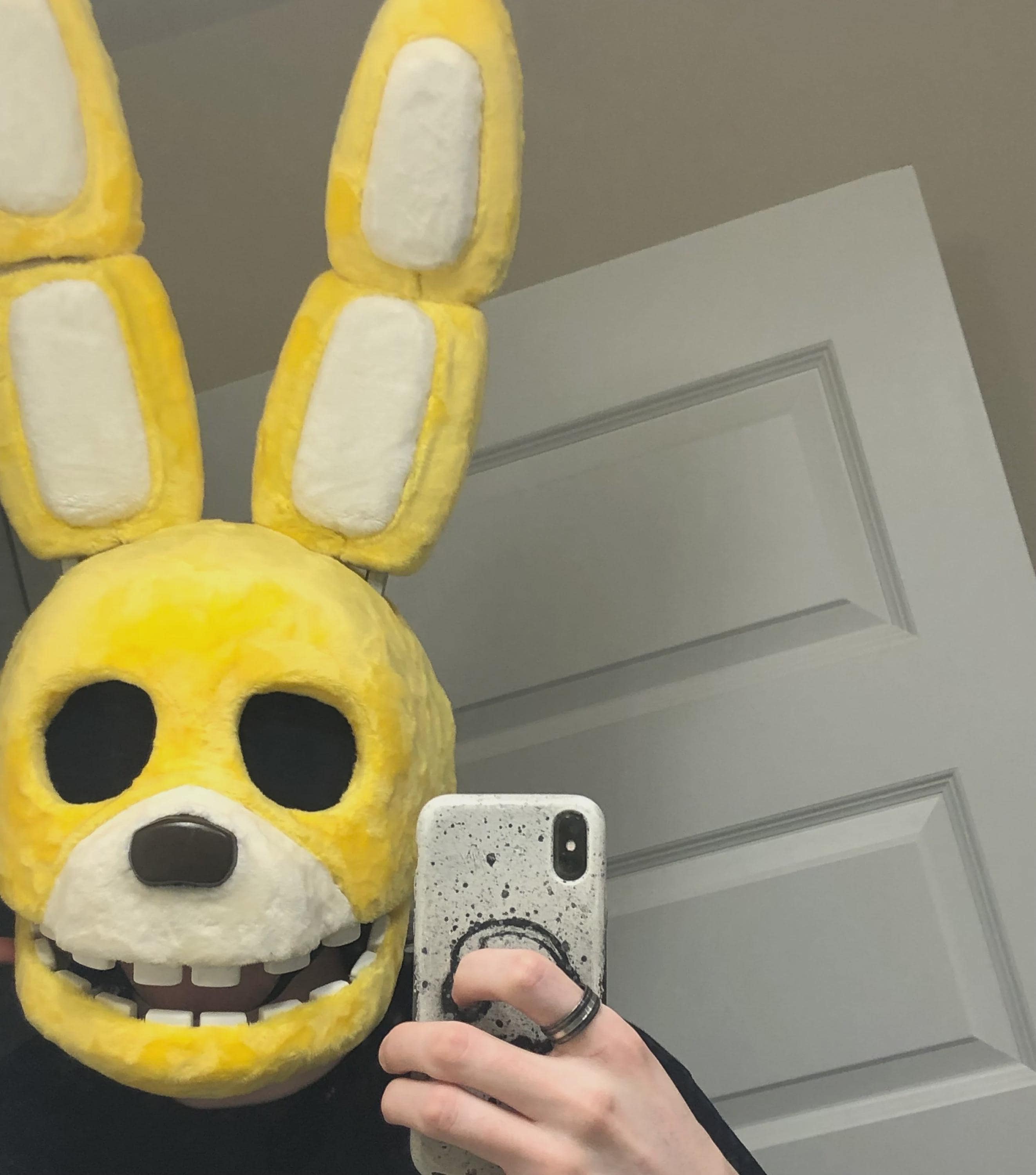 Read Description! Spring Bonnie Fully Furred Furry Custom Full Mask ...