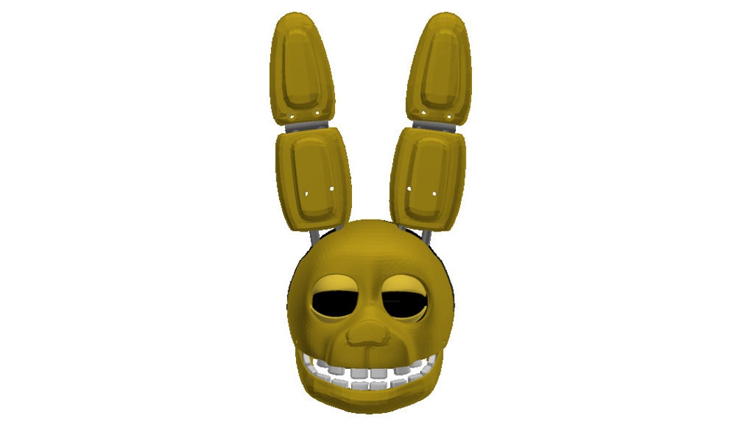 Spring Bonnie Furry Custom Full Mask Piezas usables con casco - Etsy México