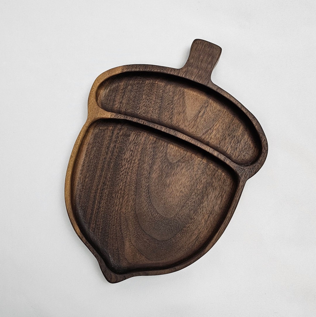 Handmade Walnut Acorn Tray, Rustic Fall Catchall - Etsy