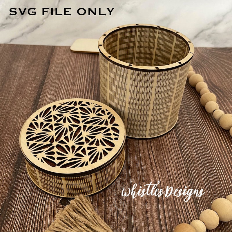 Round Box Living Hinge - Etsy