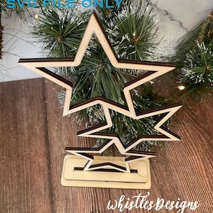 3 Standing Stars SVG - Etsy Canada