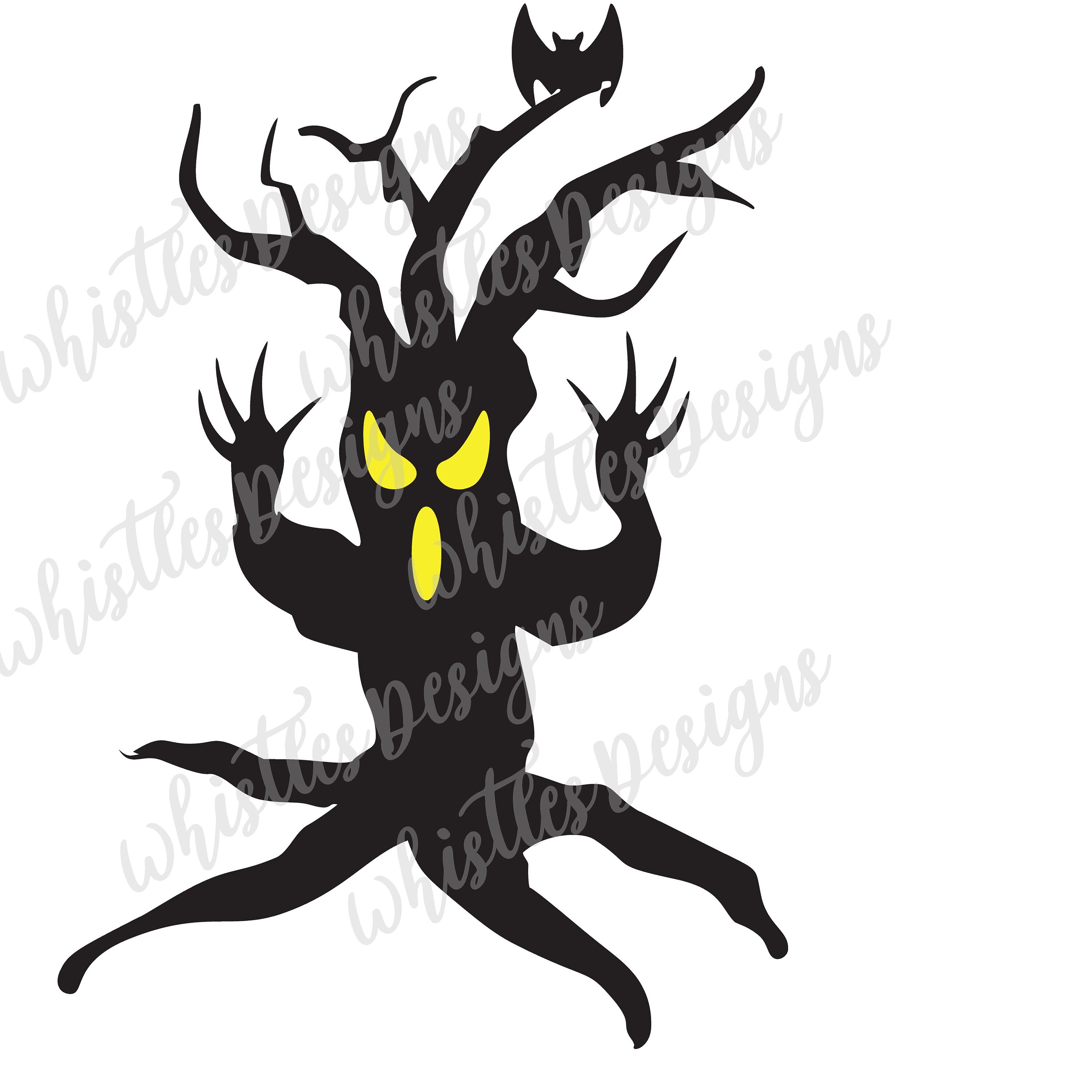 Spooky Tree SVG - Etsy