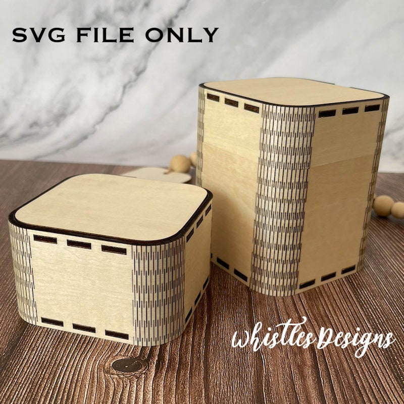 Living Hinge Corner Box - Etsy