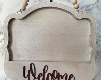 Interchangeable Welcome Sign Frame SVG - Etsy