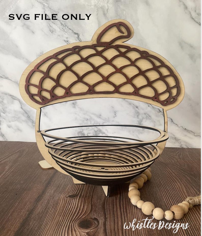 Acorn Table Setting SVG: Laser Cut Files for Fall Decor (digital ...