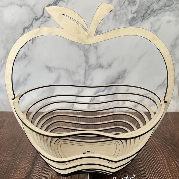 Apple Bowl - Etsy