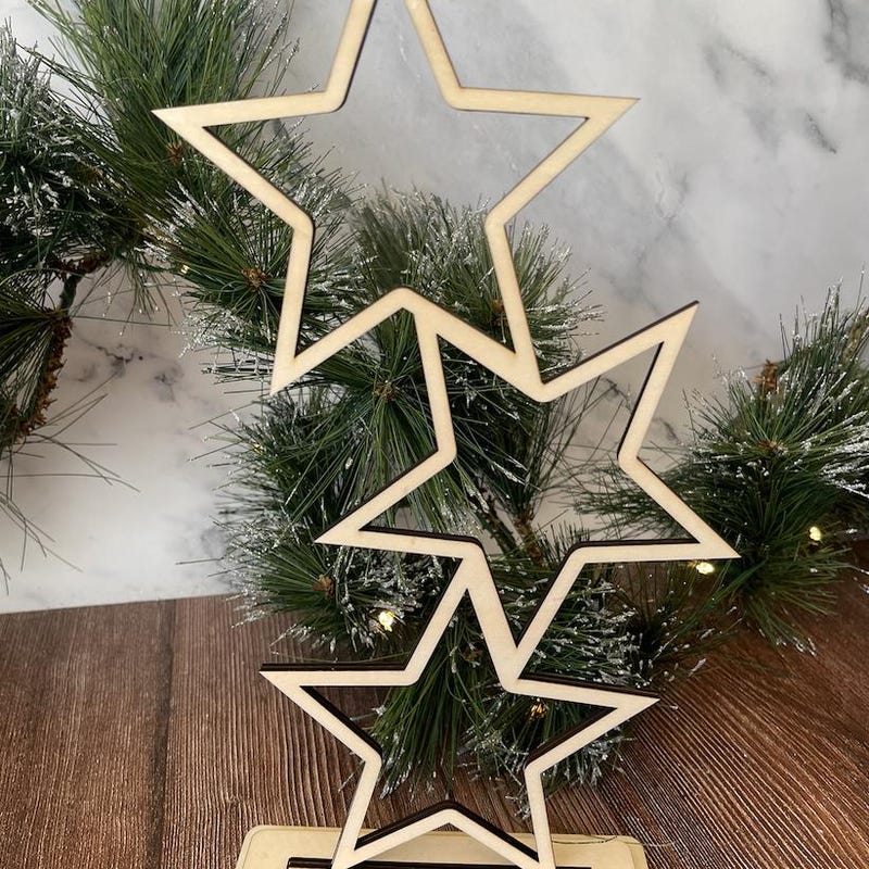 Wood Stars - Etsy