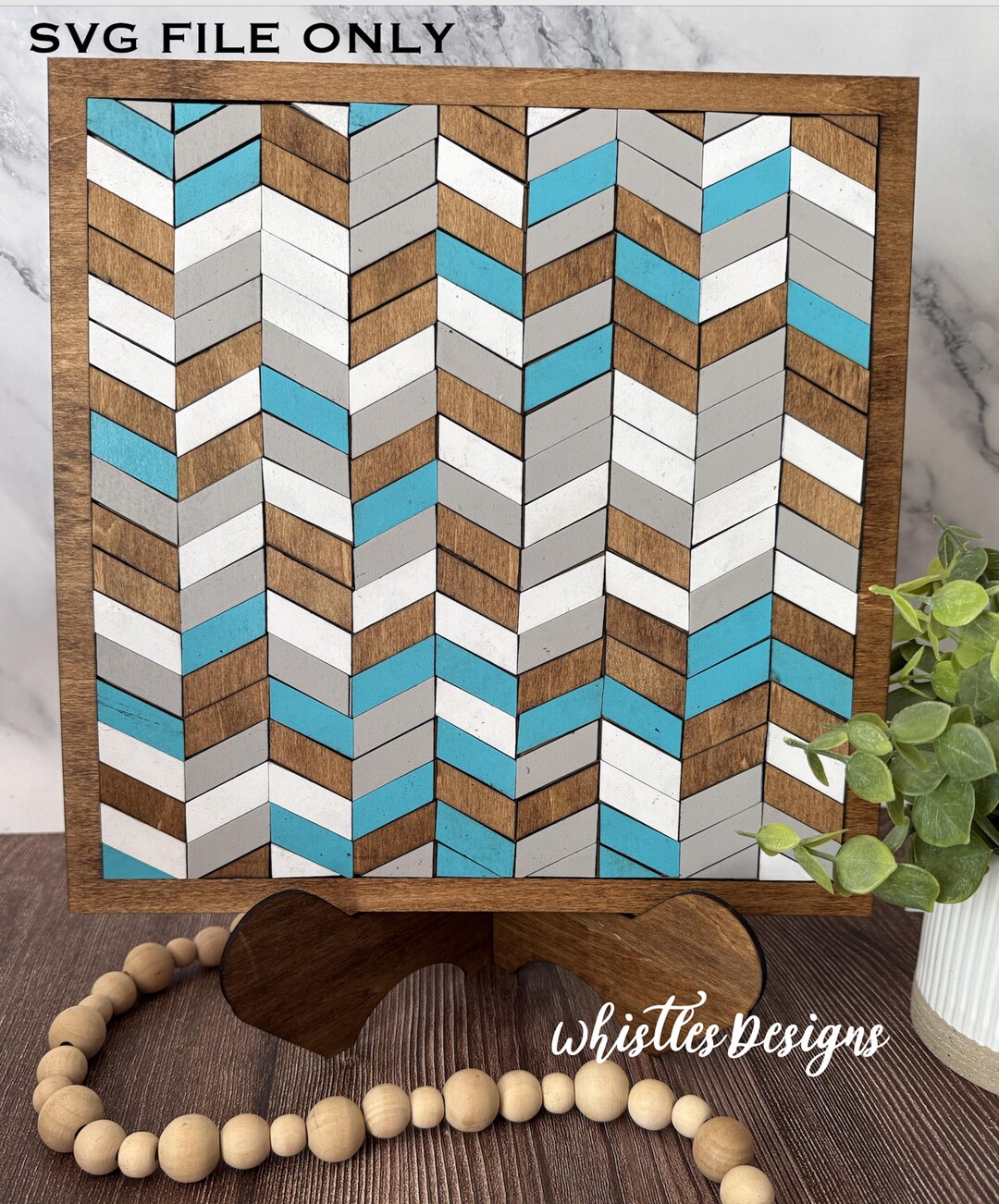 Chevron Pattern Plank Art SVG - Etsy