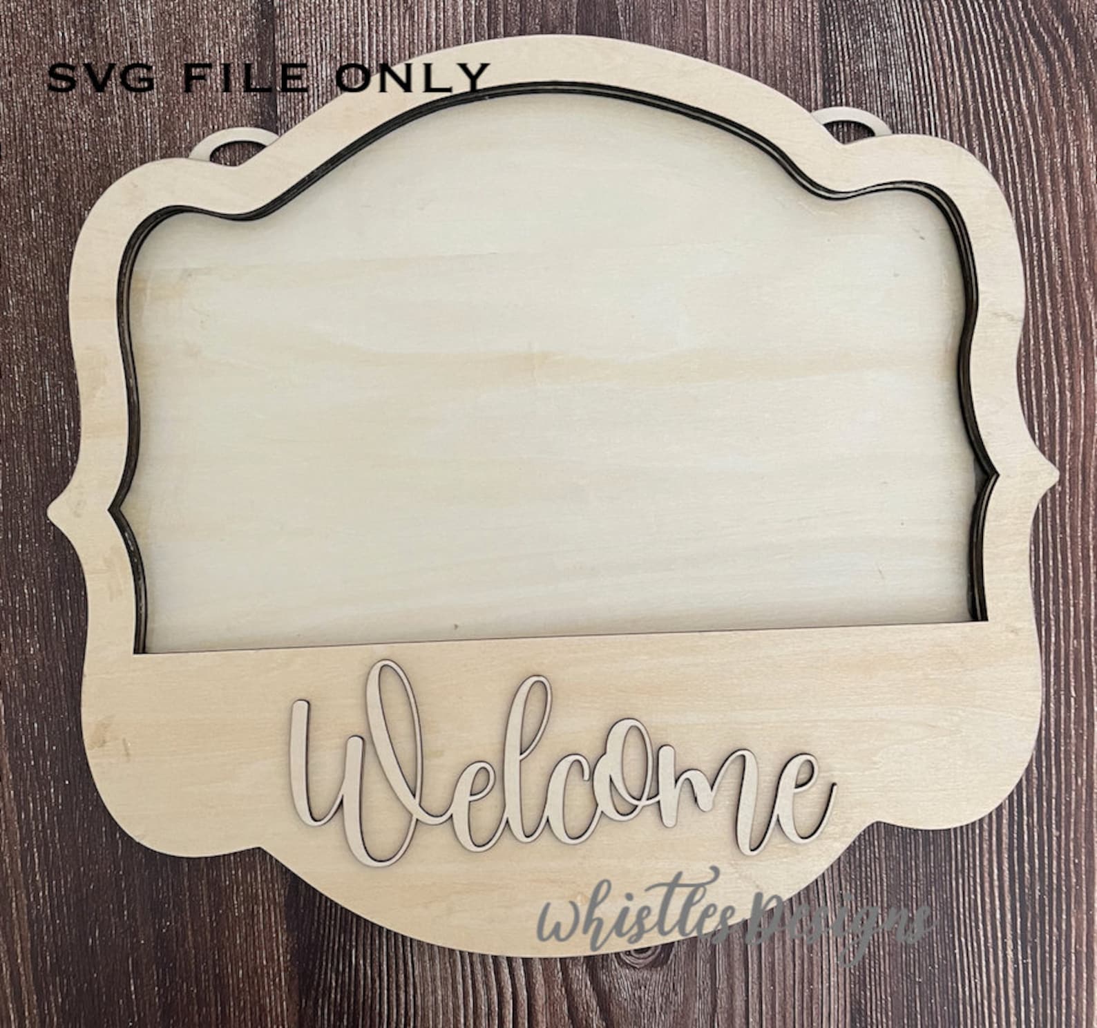 Interchangeable Welcome Sign Frame SVG - Etsy