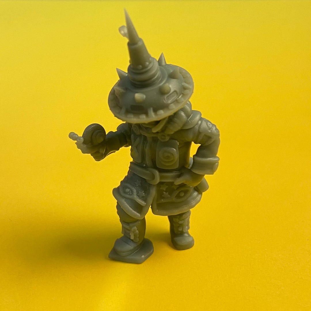 Wizard Set 2 - Aetherpunk28 | 3D Printed Wizard Miniature With 6 Hats ...