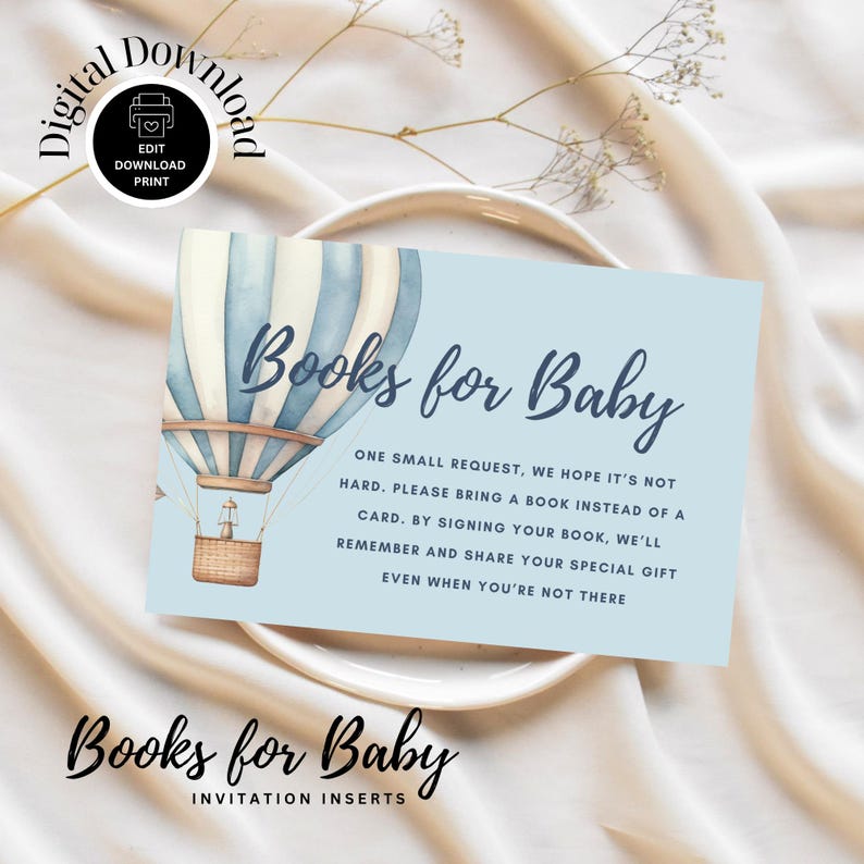 Hot Air Balloon Books for Baby - Etsy