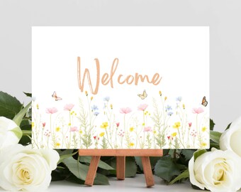 Welcome Sign Editable Template - Etsy