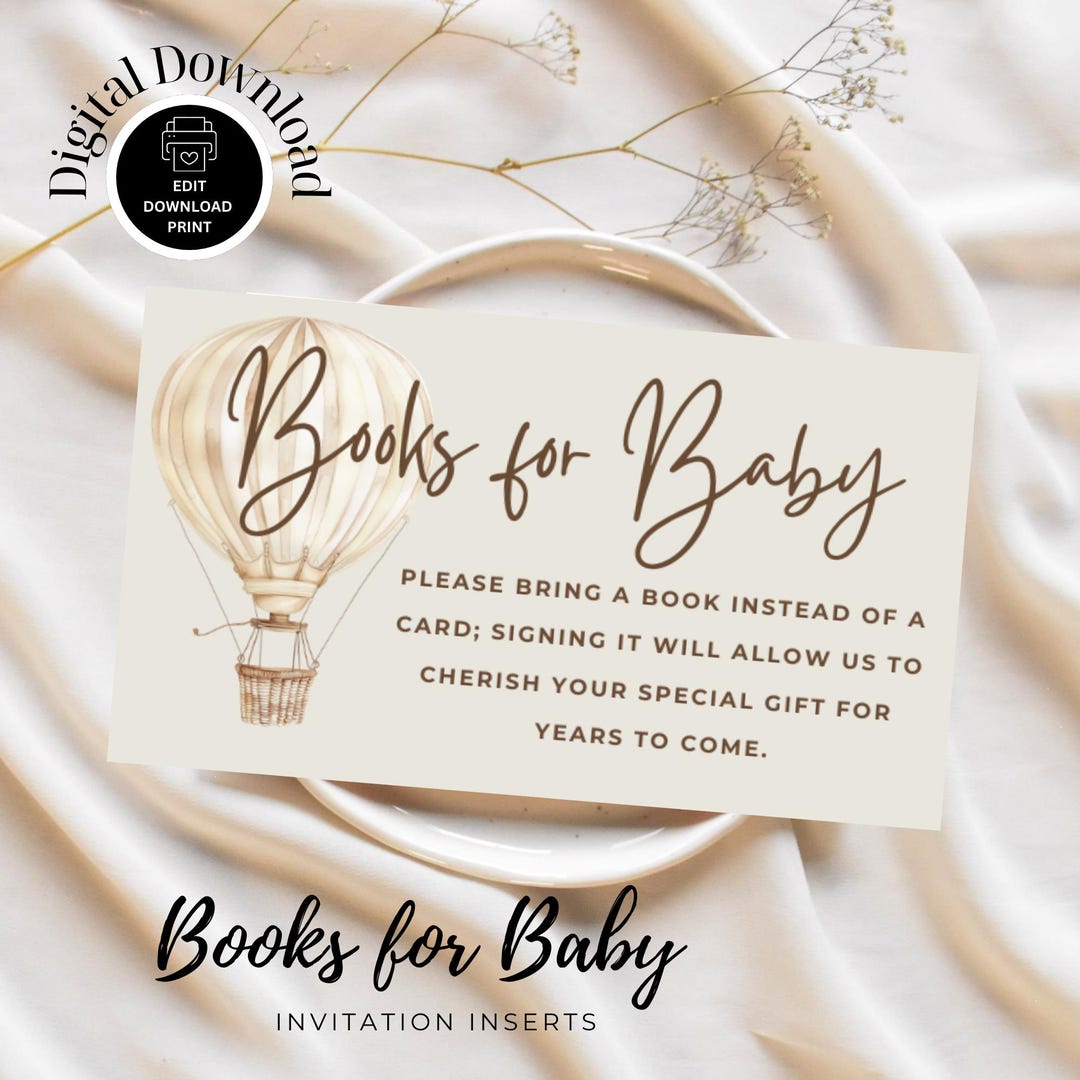 Hot Air Balloon Books for Baby - Etsy