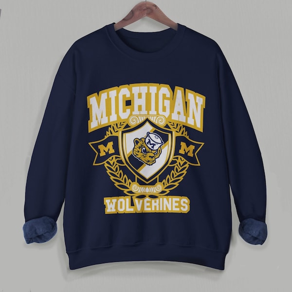 Michigan Wolverine Sweater - Etsy