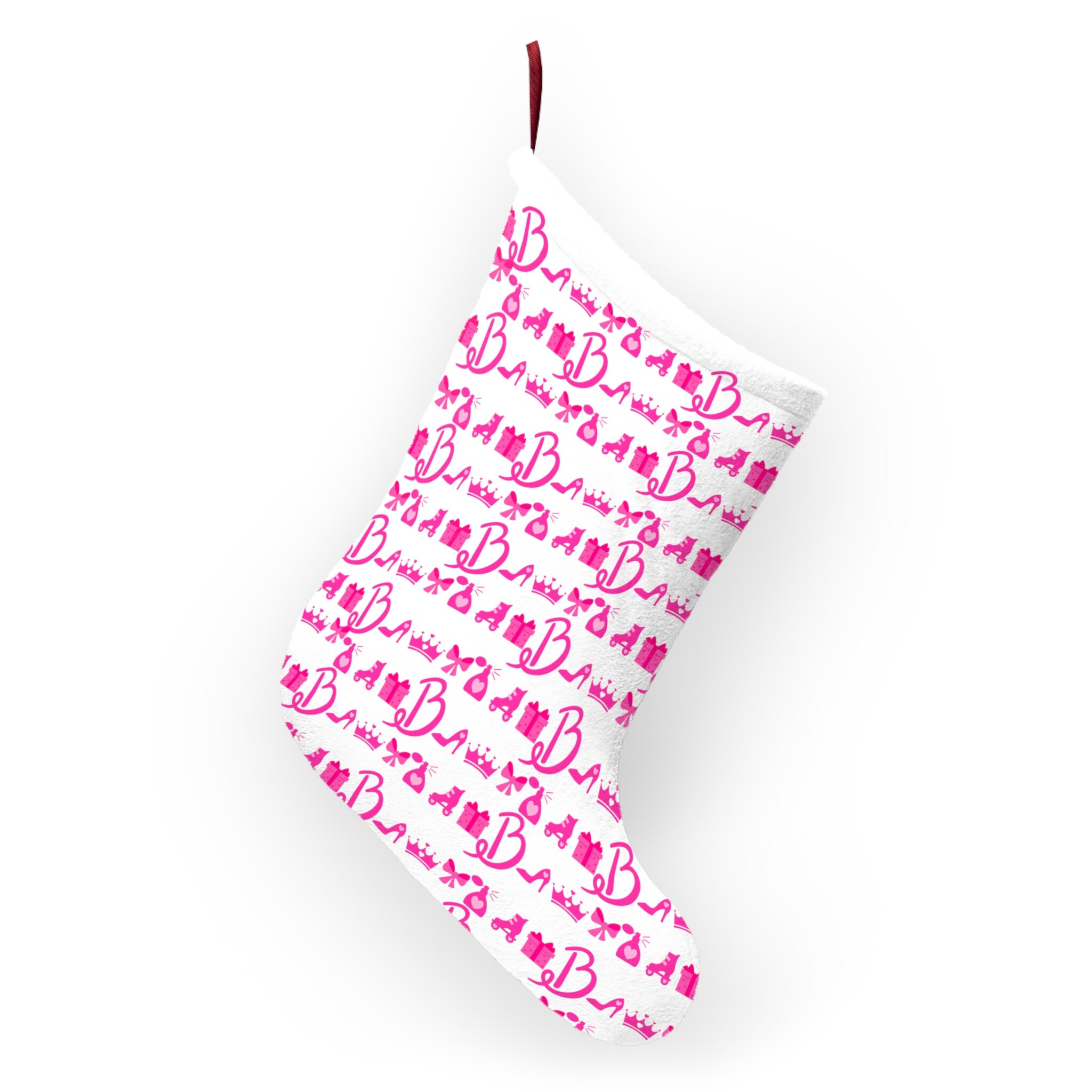 Christmas Stockings BARBIE AOP, Barbiegirl, Barbie&Ken sold by Chris ...