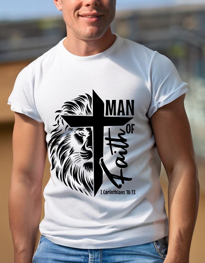 Man of Faith T-shirt - Etsy