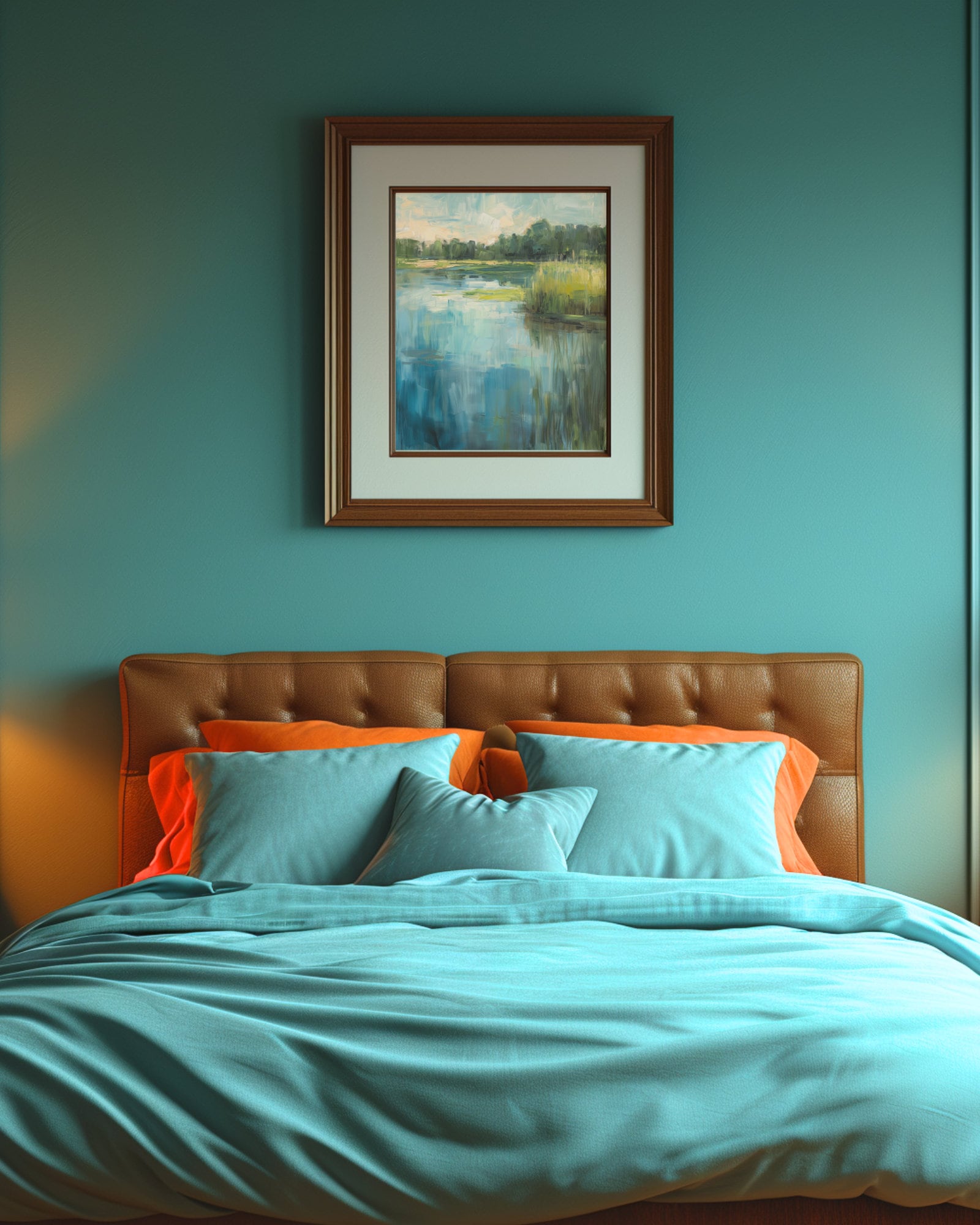 Digital Landscape Painting Download Impressionist Nature Scenery Printable Wall Art Large ...