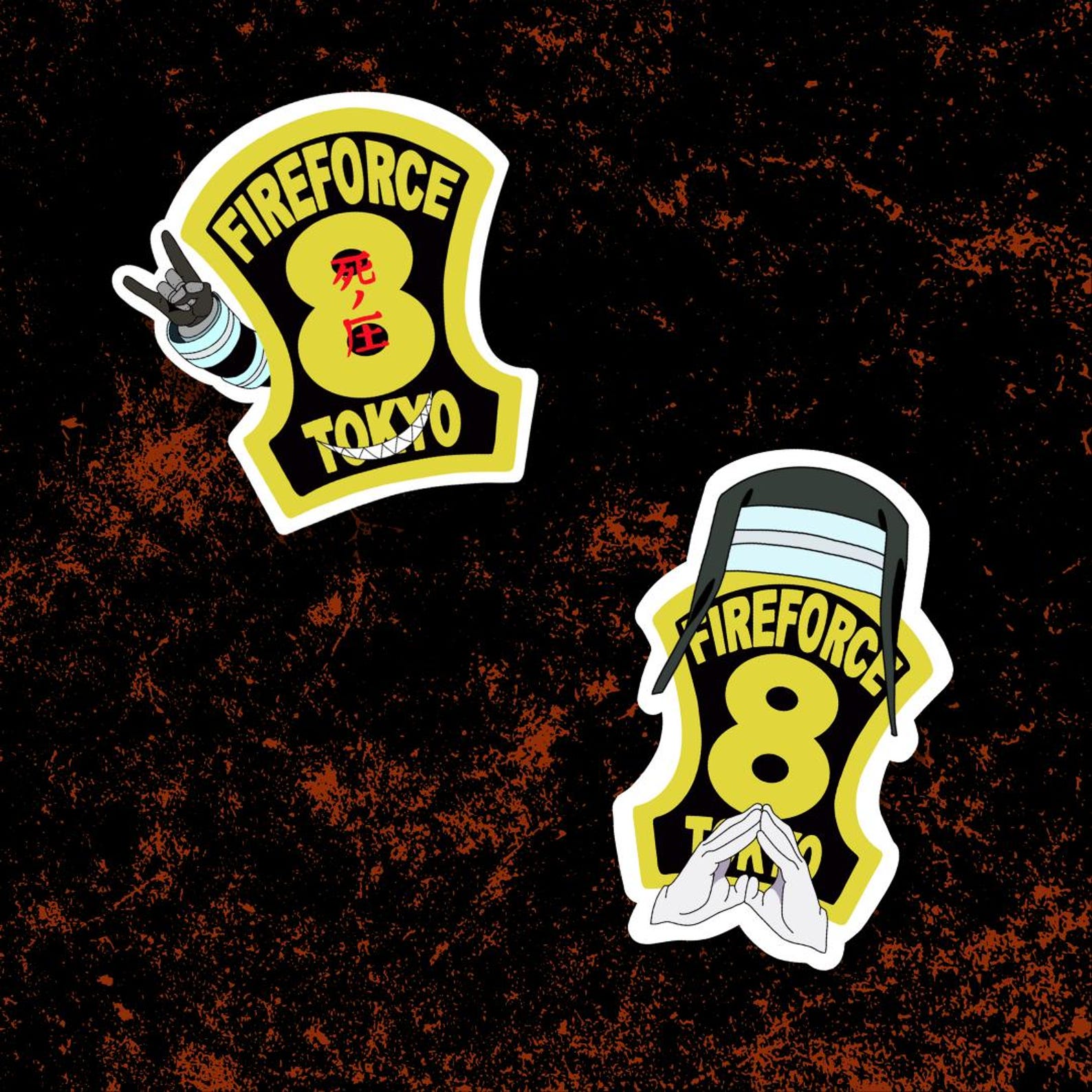 Fire Force Sticker Set 1 - Etsy