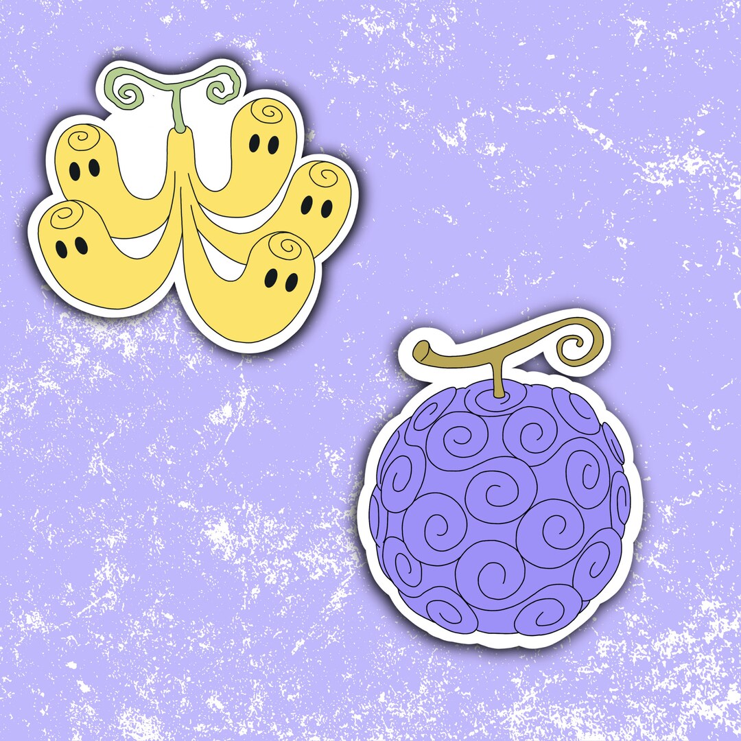 One Piece Devil Fruit Stickers - Etsy