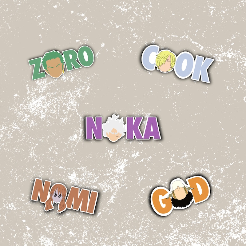 One Piece Name Tag - Etsy