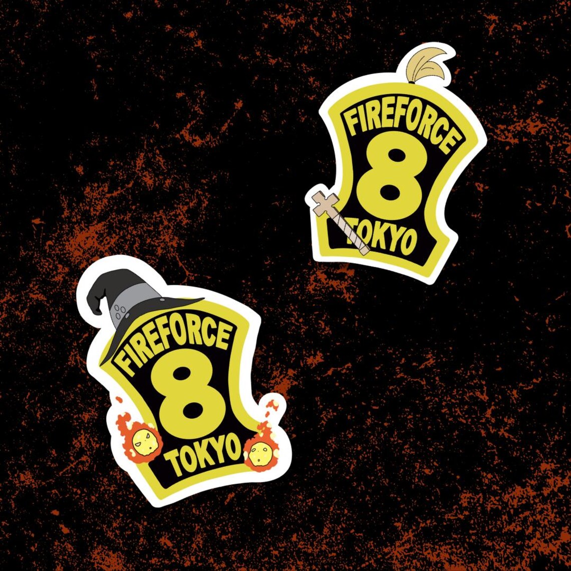 Fire Force Sticker Set 1 - Etsy