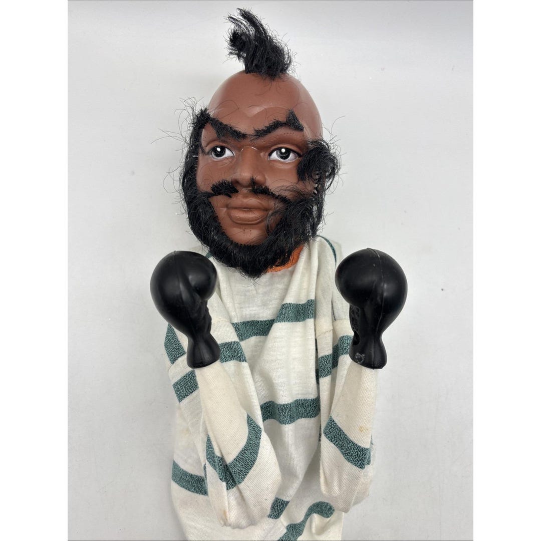 Vintage Punching Puppet Mr T 1980's Boxing Puppet - Etsy