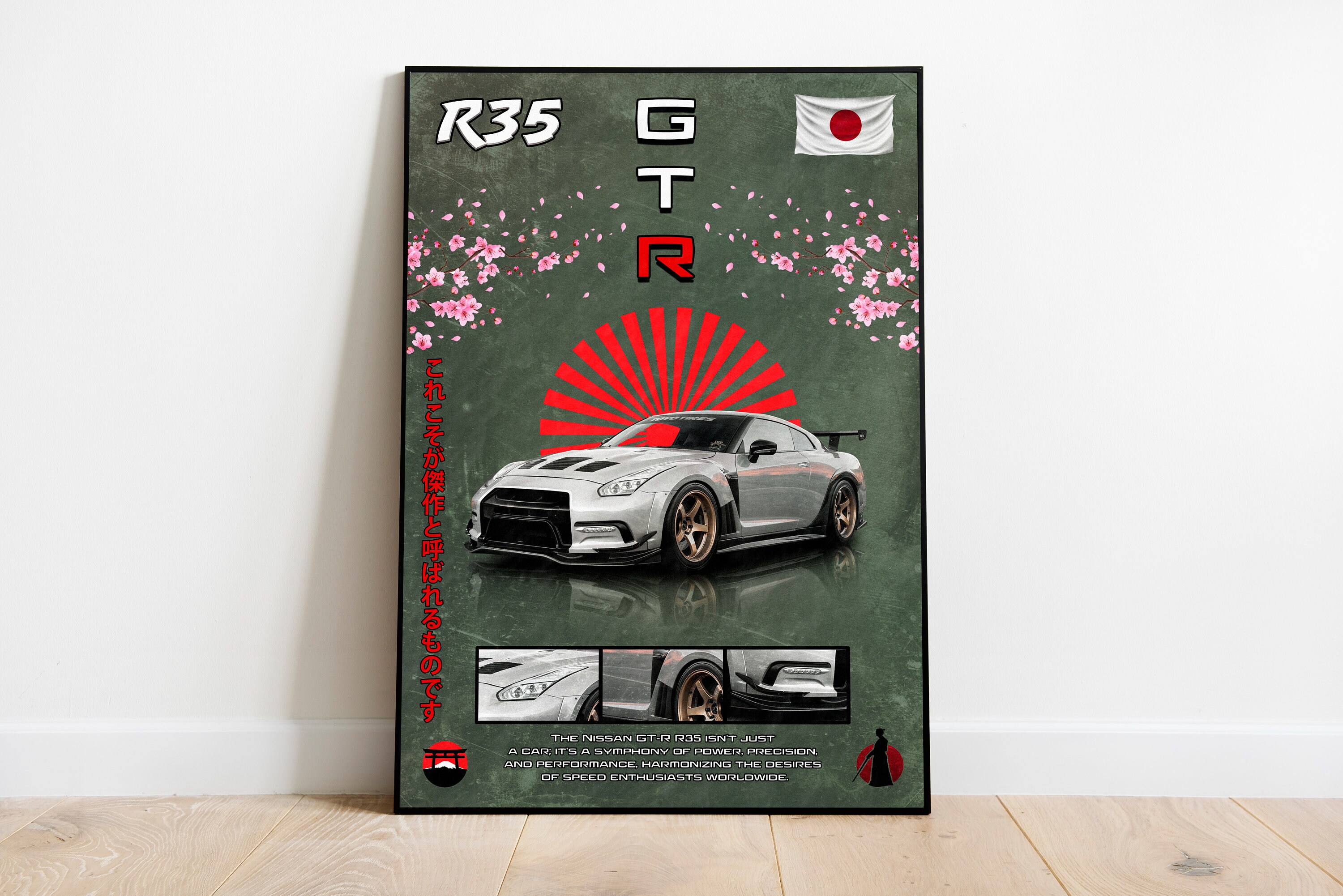 Nissan GTR R35 Poster, Nissan Gtr, Supercar Poster, Car Poster for Boy ...