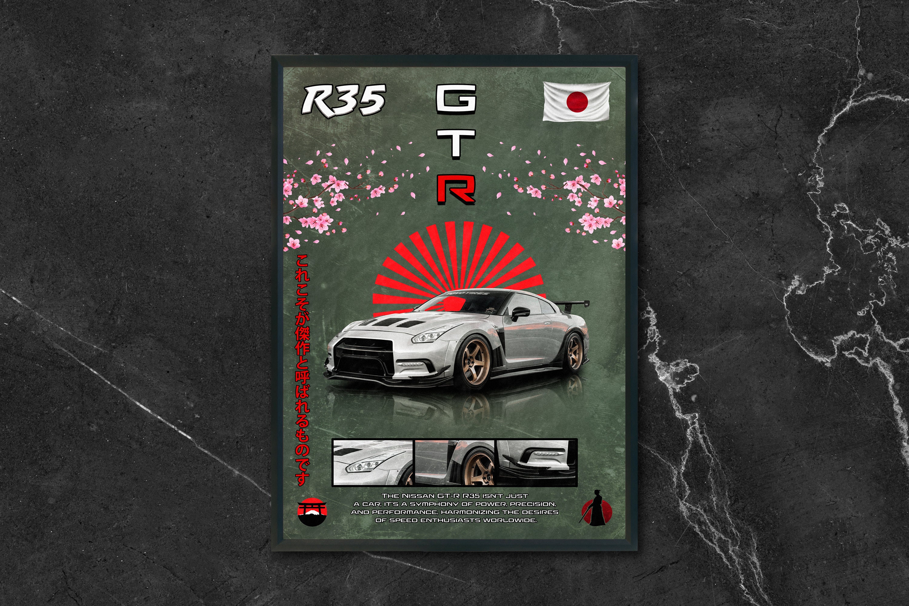 Nissan GTR R35 Poster, Nissan Gtr, Supercar Poster, Car Poster for Boy ...