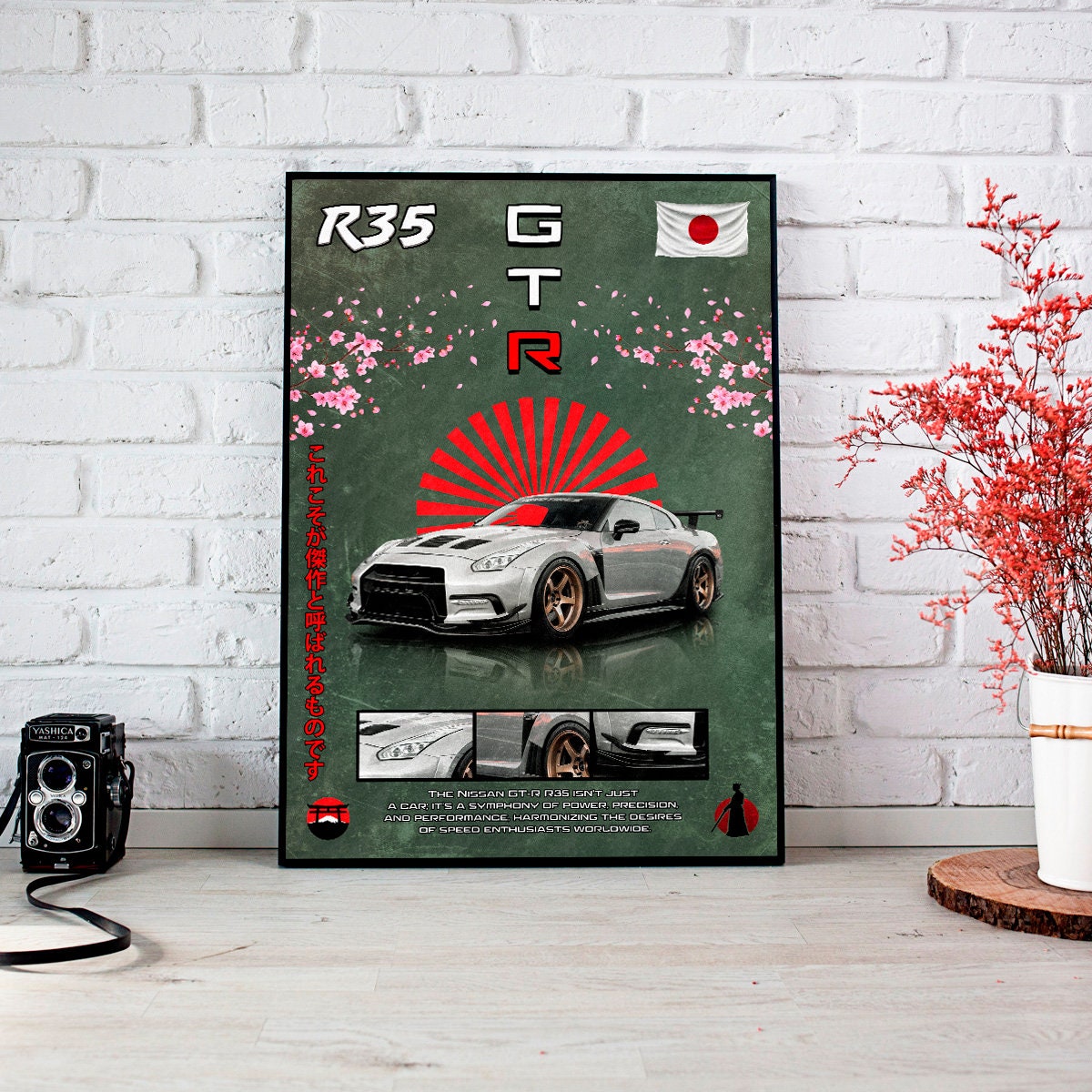 Nissan GTR R35 Poster, Nissan Gtr, Supercar Poster, Car Poster for Boy ...