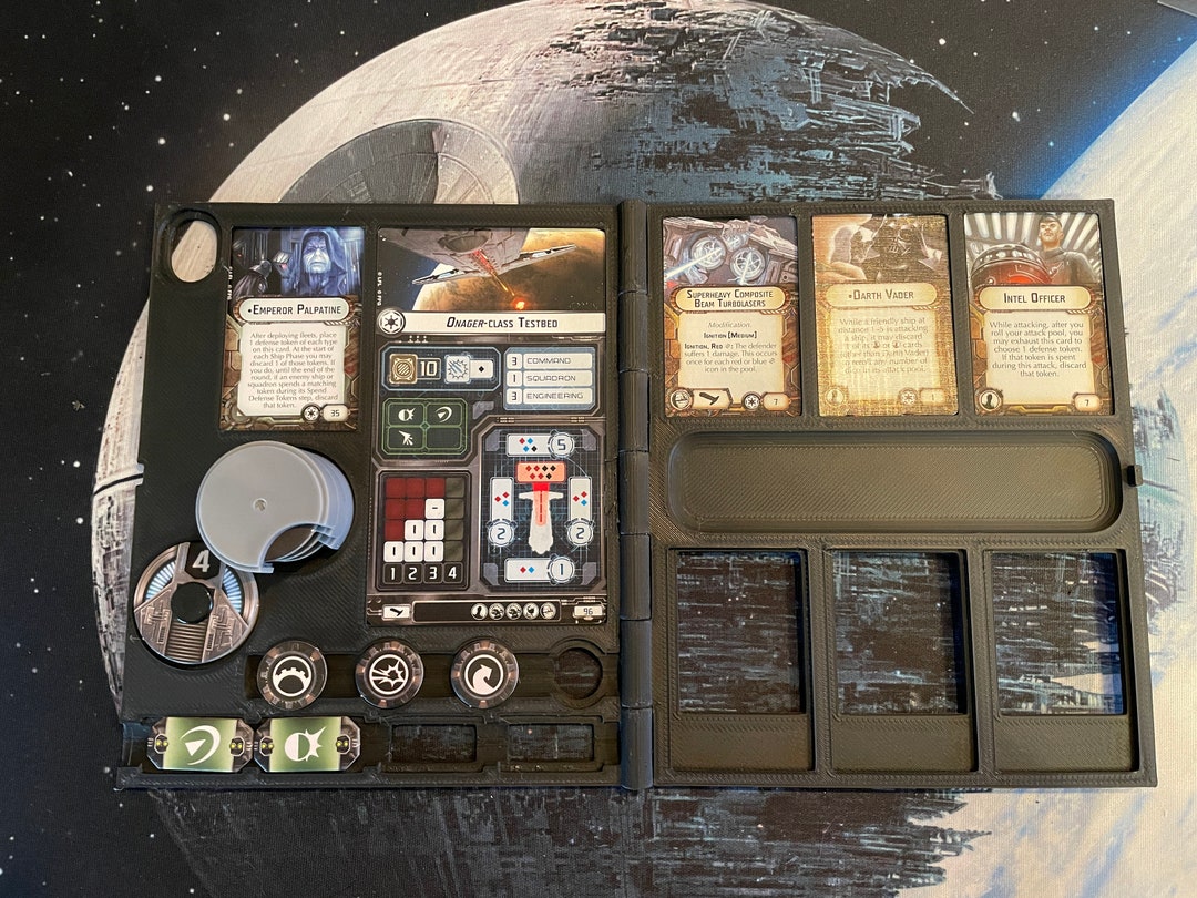 Ship Tray for SW Armada big Ship Card and Small Upgrades - Etsy UK