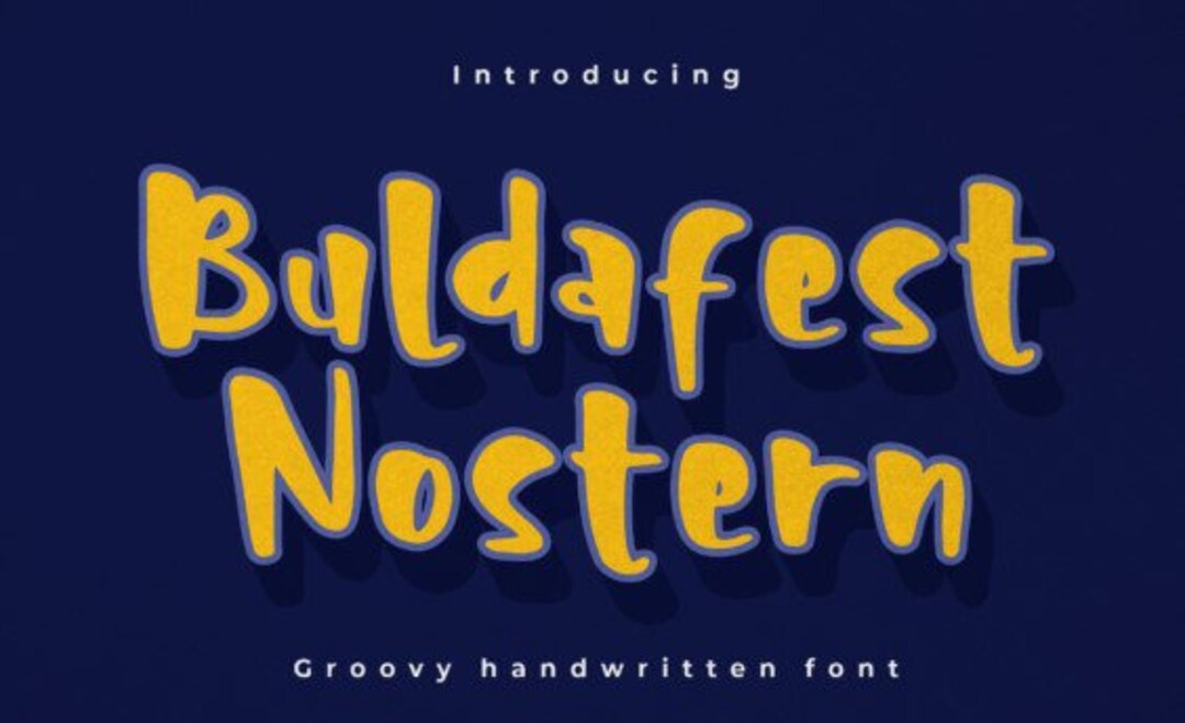 Buldafest Nostern Font, Decorative Font, Cricut Font, Modern Font ...