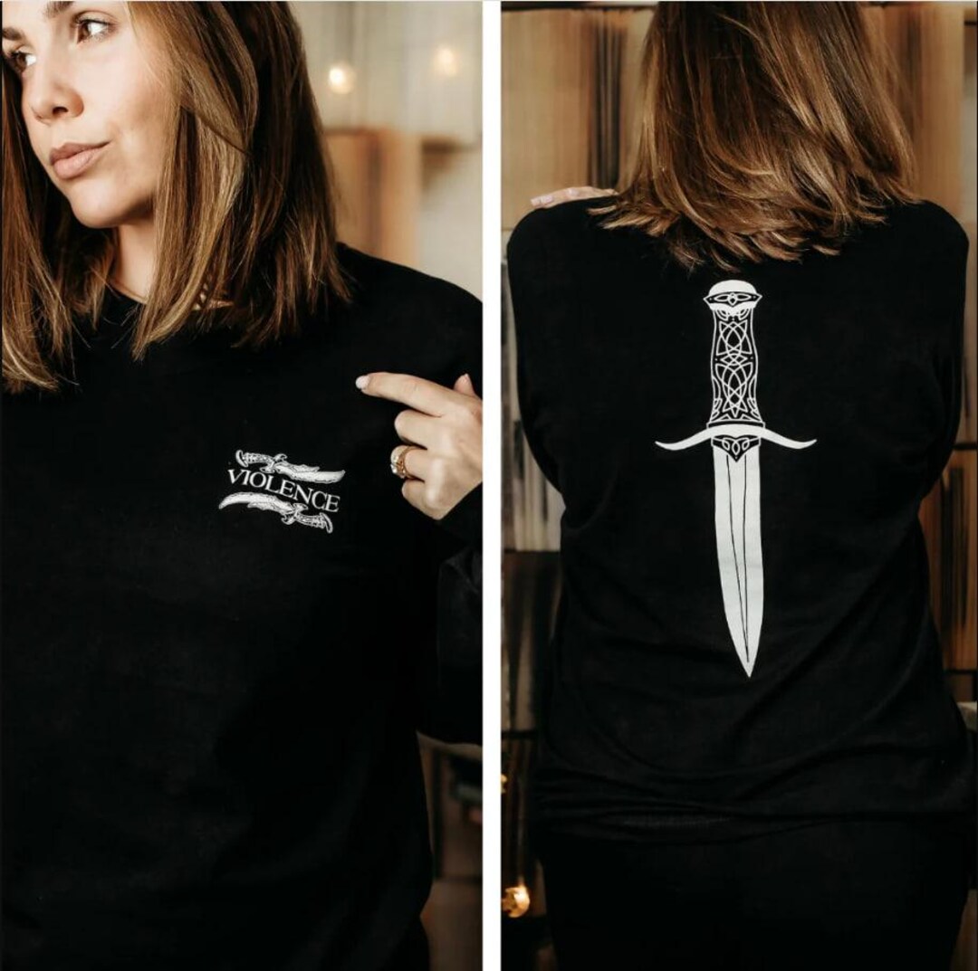 Nesta Archeron ACOTAR Cauldron Blessed Lady Death Band Hoodie, Sarah J ...