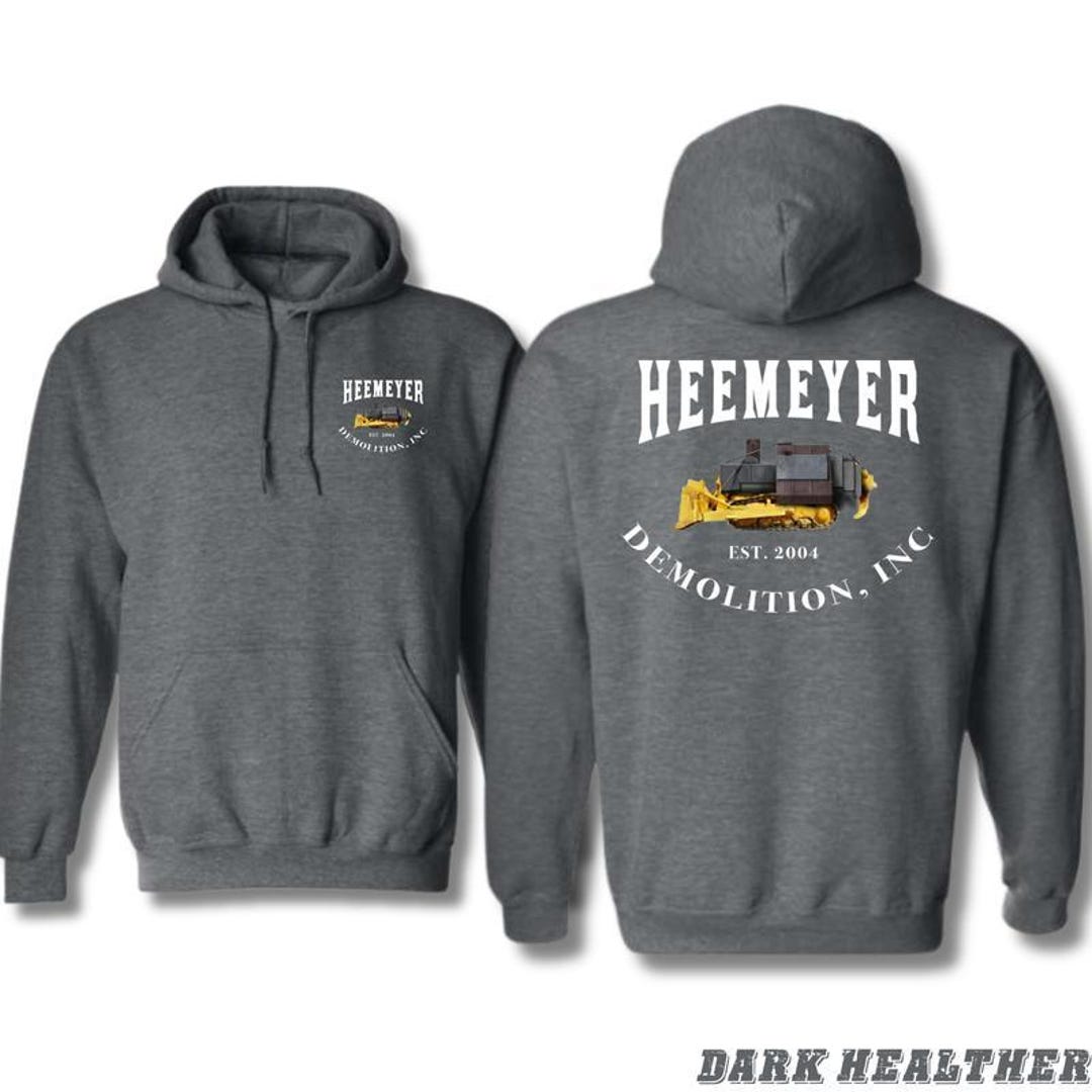 Heemeyer Demolition Sweatshirt, Bulldozer Design Hoodie, Trendy T-shirt ...