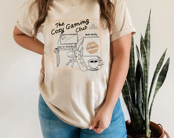 Cozy Gamer Sweatshirt Cozy Gaming Club, Cozy Games, Cozy Gamer Gift ...