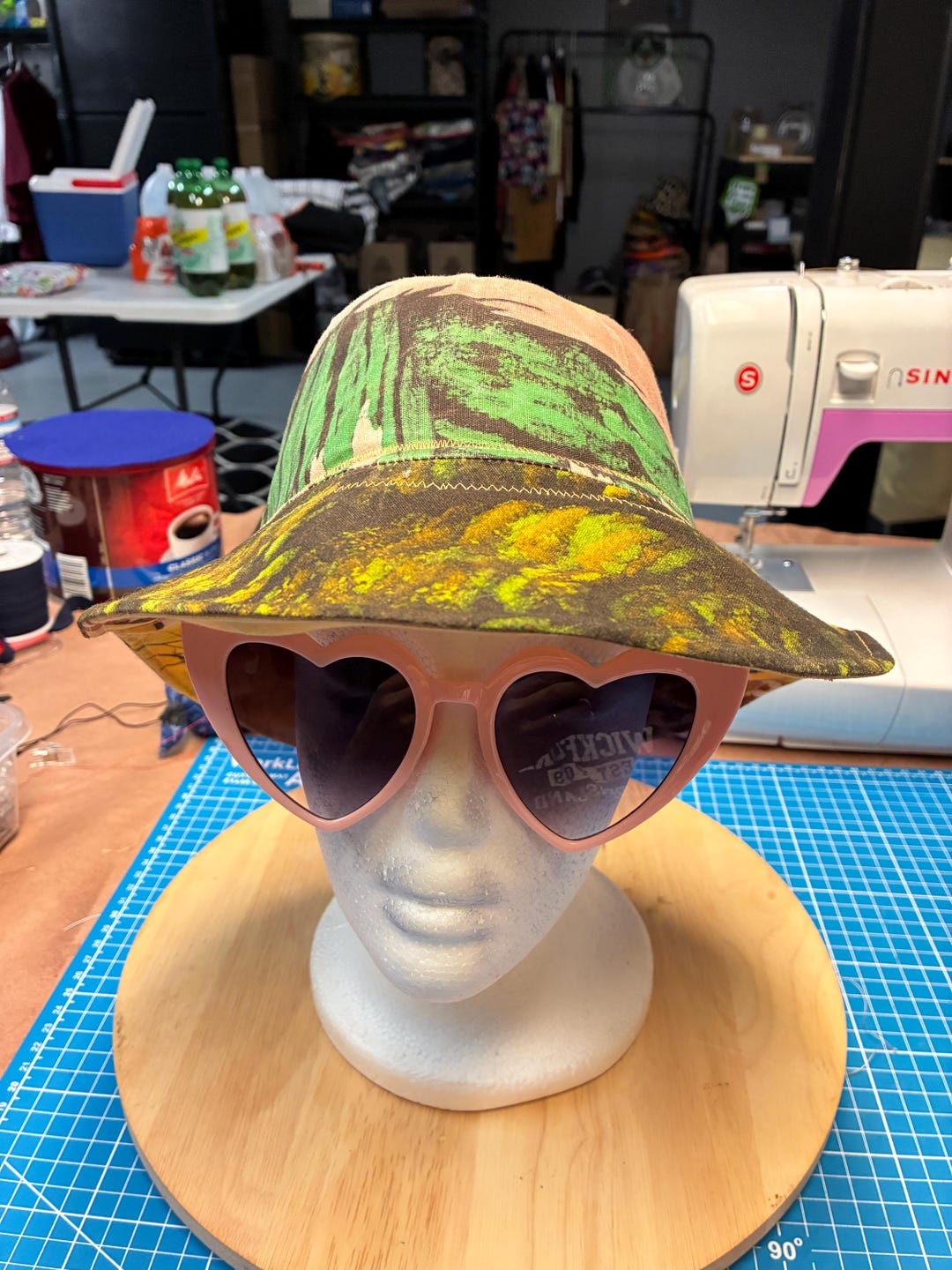 Safari Sunset Waxed Cotton Bucket Hat – Small 22" – Felt Lined ...