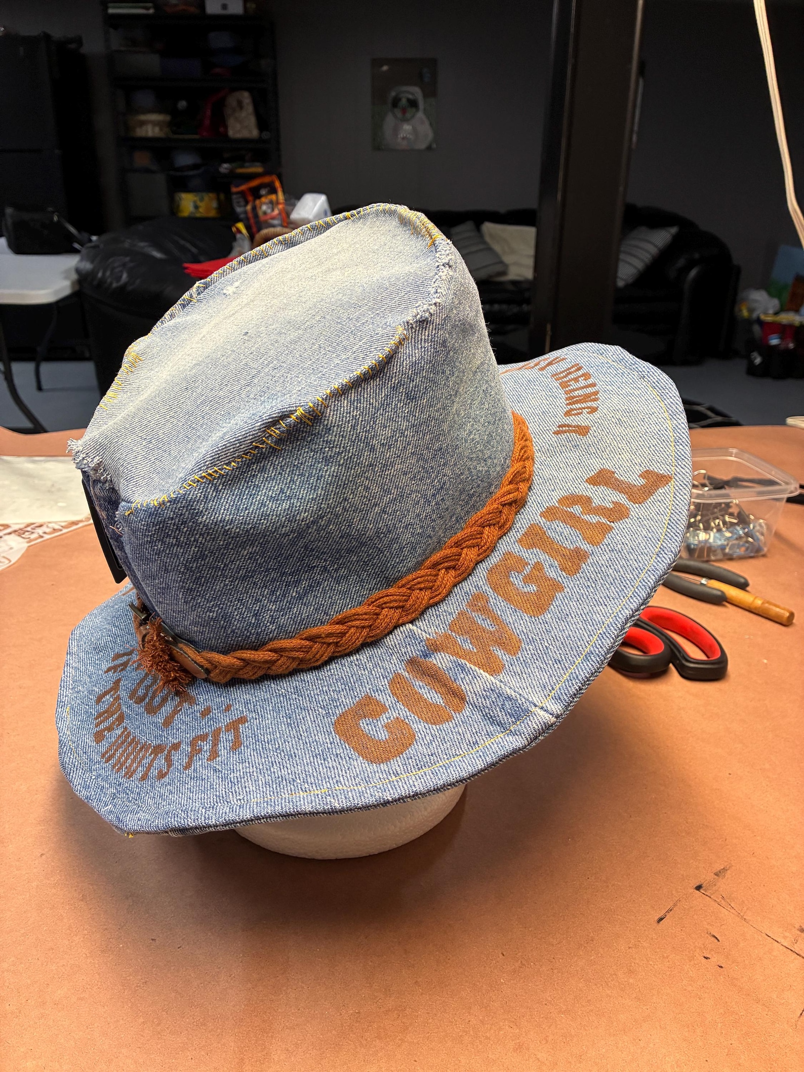 Printable Hat Sewing Pattern PDF, Digital Download, Western Bucket Hat ...