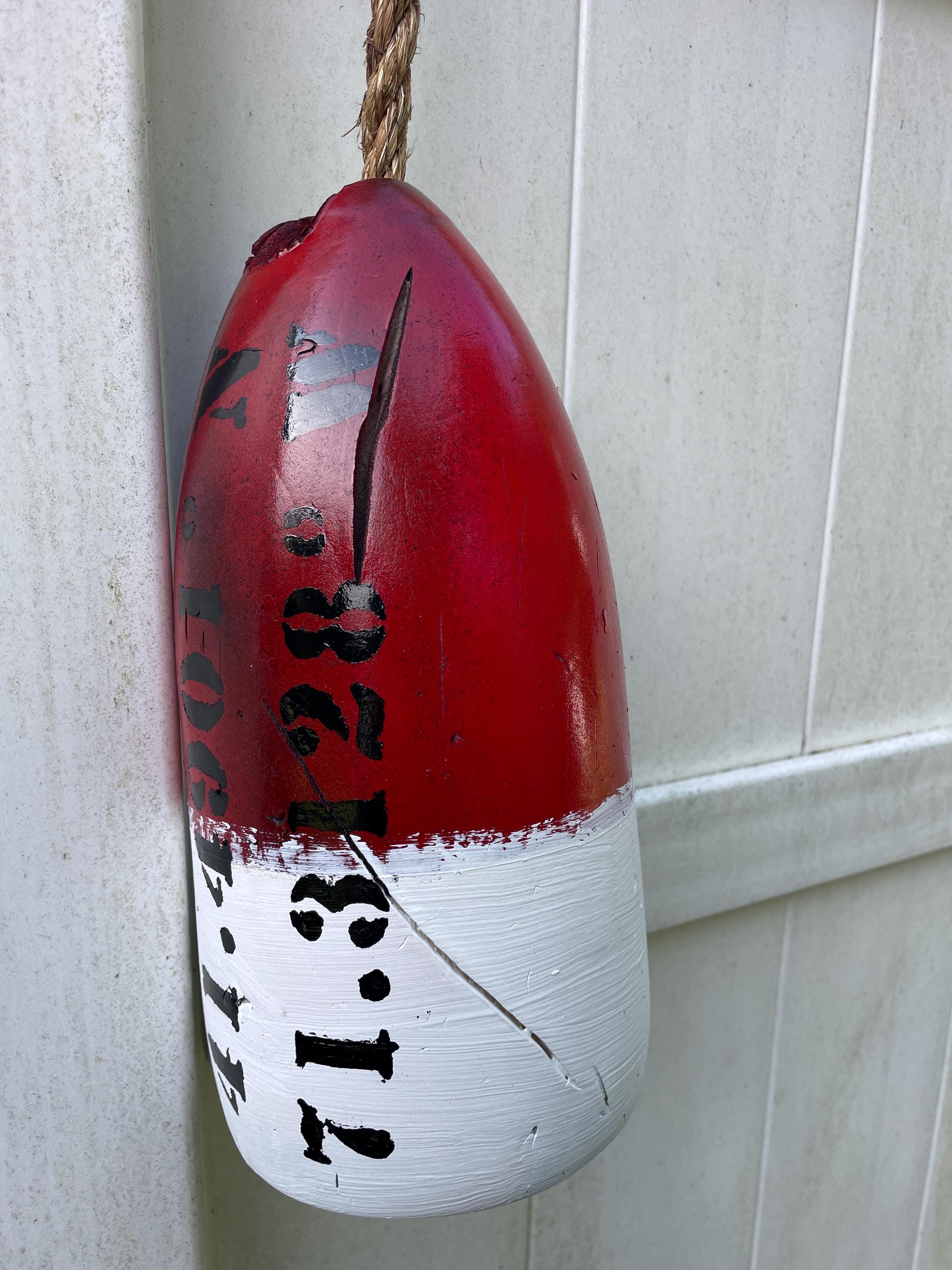 Authentic Lobster Pot Buoy | Hand-painted & Stenciled in Rhode Island ...