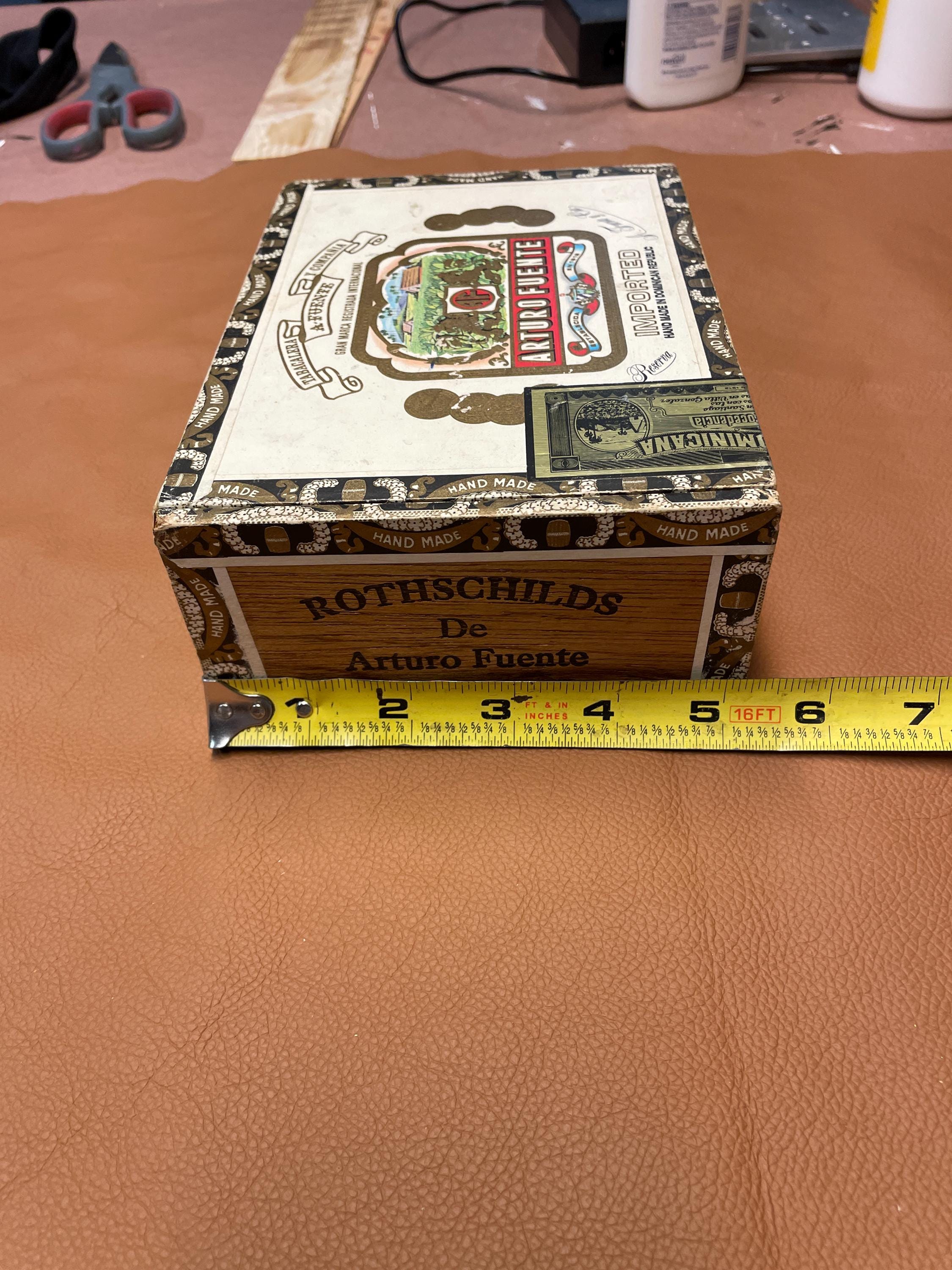 Shut the Cigar Box, Shut the Box Game Made From a Cigar Box. Vintage ...