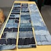 Upcycled Denim Patchwork Scarf With Cotton Flannel Backing — OOAK ...