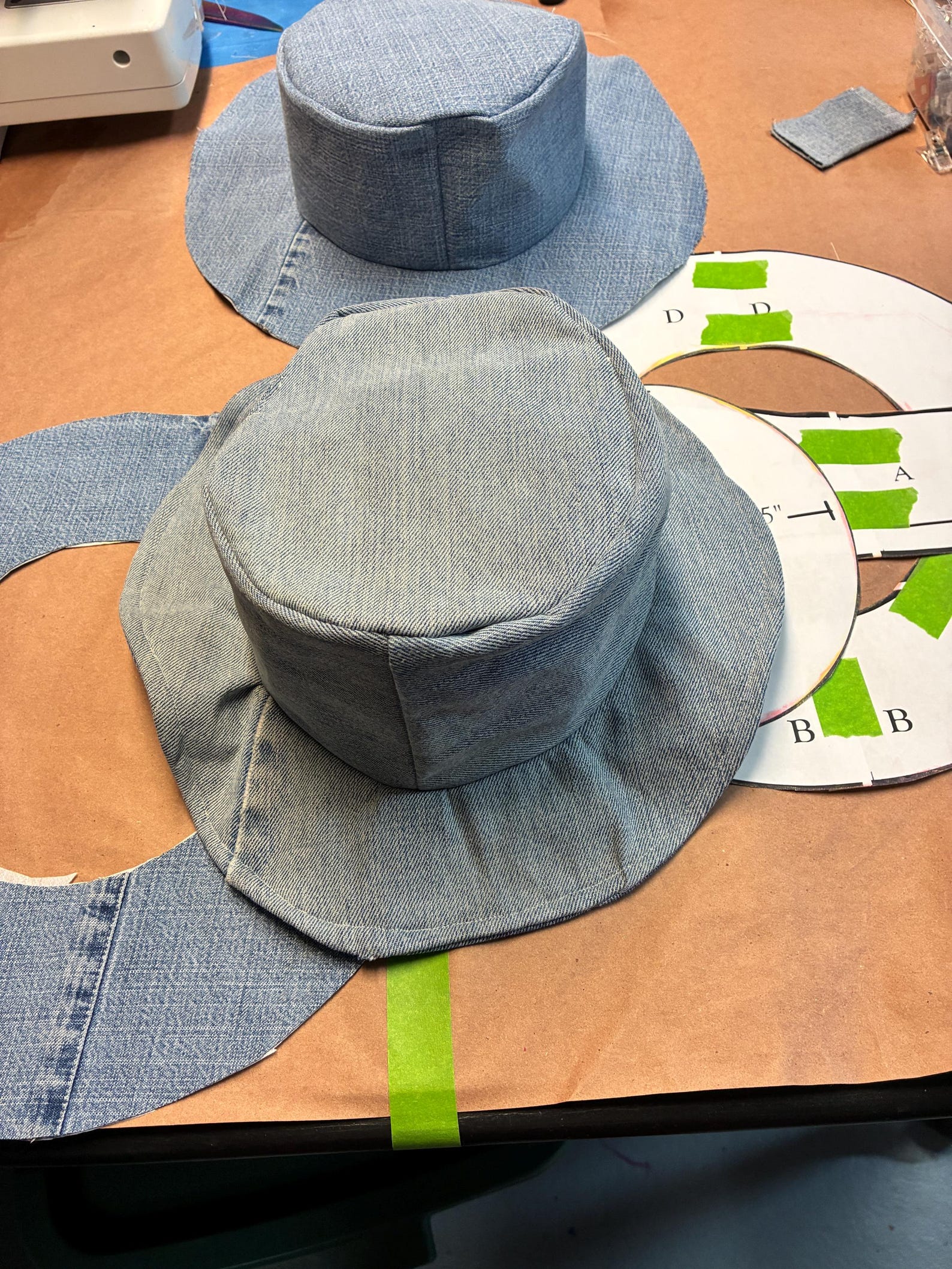 Printable Hat Sewing Pattern PDF, Digital Download, Western Bucket Hat ...